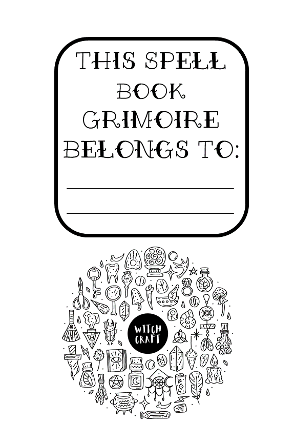 Purple Spellbook Grimoire Printable – Celtic Bazaar